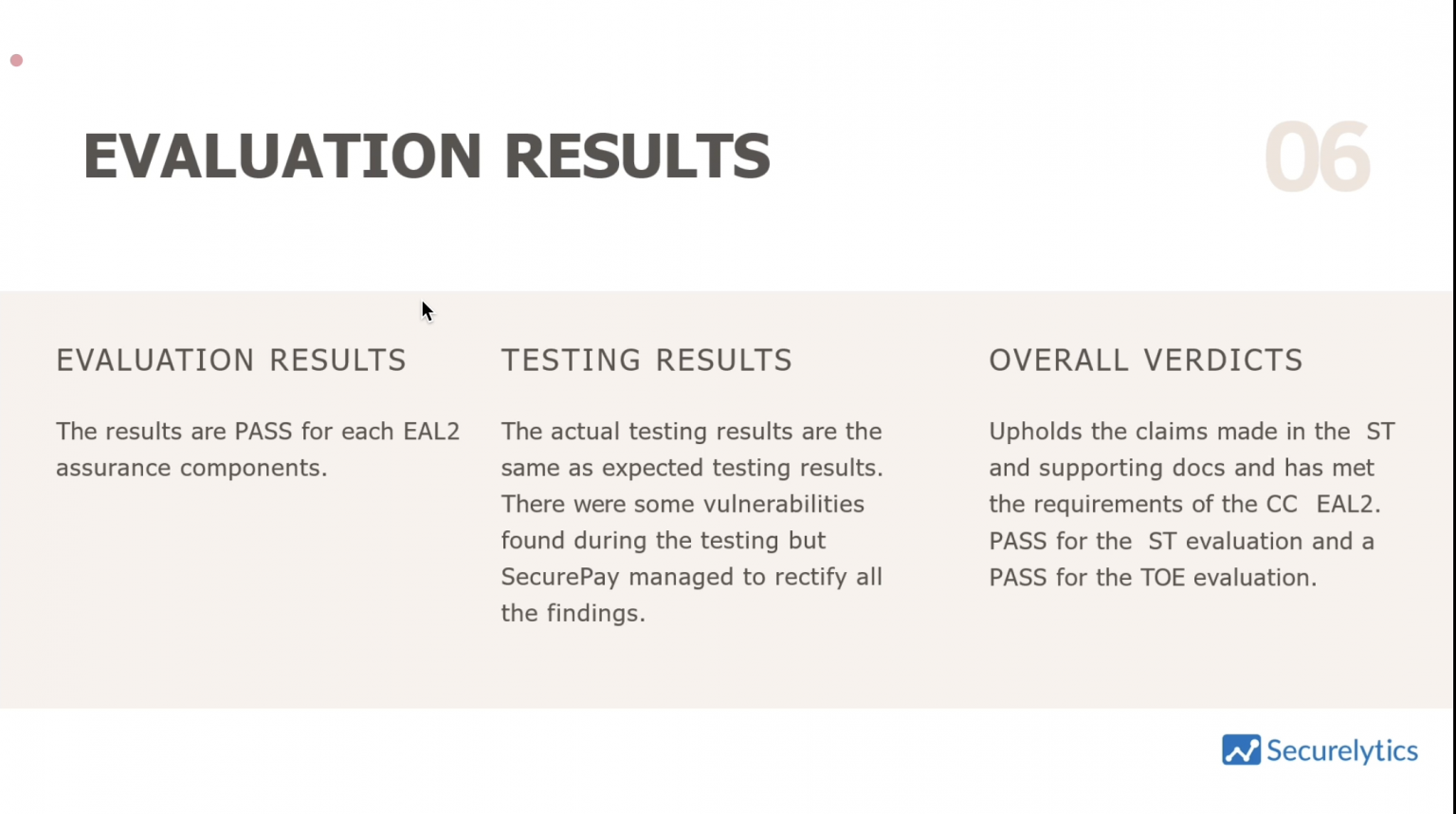 Common Criteria (ISO/IEC 15408) – SecurePay Sdn Bhd
